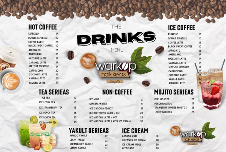 Desain Menu Warkop Naik Kelas (2) | PDF