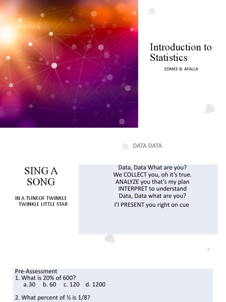 Introduction To Statistics | PDF
