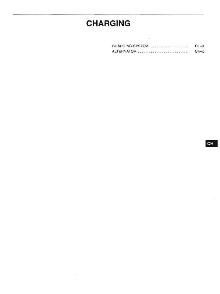 Toyota 1KD-FTV Engine CHARGING | PDF