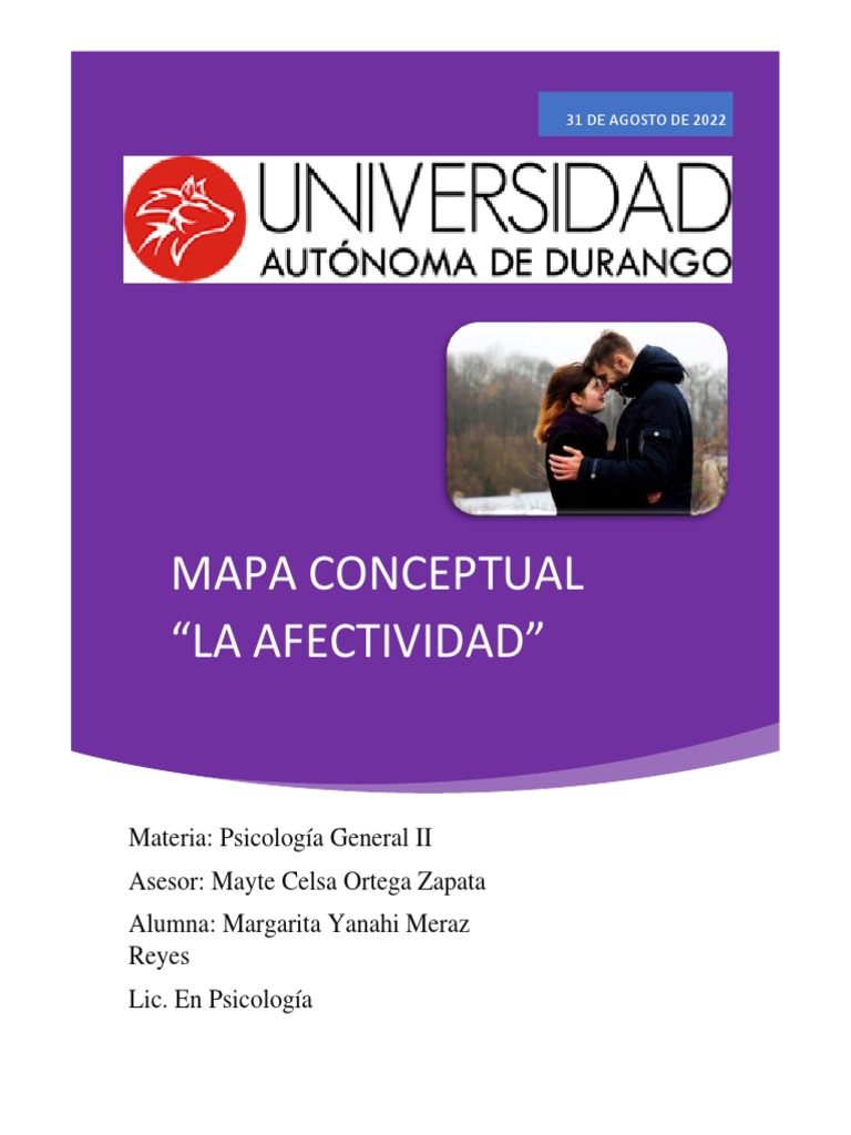 2 Mapa Conceptual Afectividad | PDF