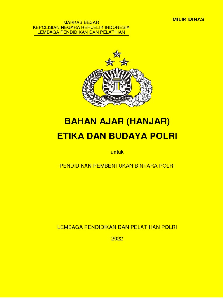 Hanjar Etika Budaya | PDF