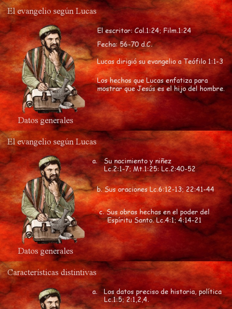 Evangelio de Lucas: Jesús como Salvador | PDF