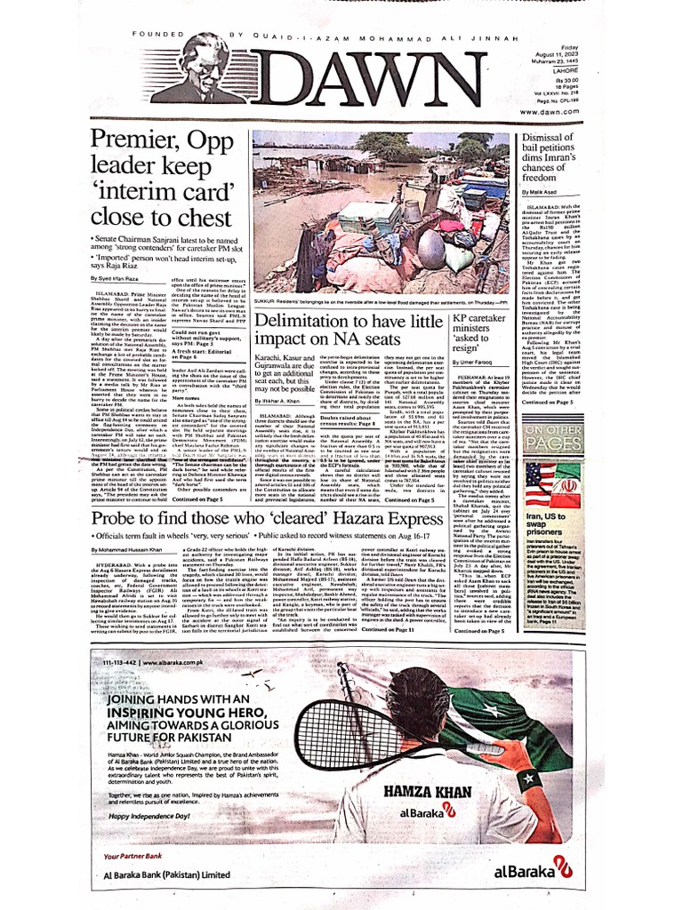 DAWN Newspaper 11 Aug 2023 | PDF
