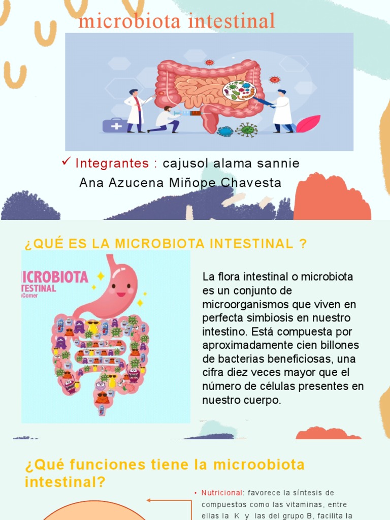Funciones y cuidado de la microbiota intestinal | PDF