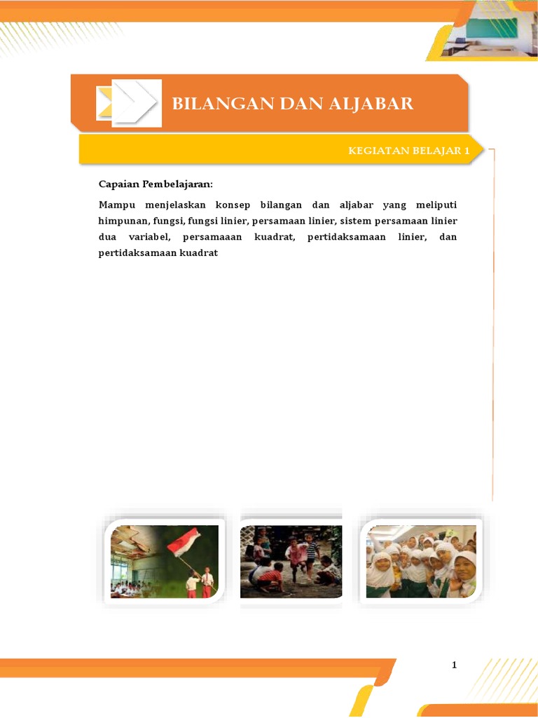 Doc. 1 Aljabar | PDF