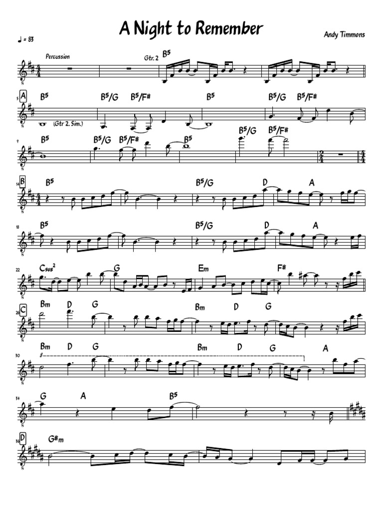 A Night To Remember | PDF