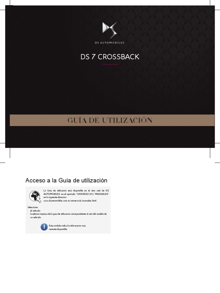 Manual DS7 | Descargar gratis PDF | Transmisión automática | Neumático