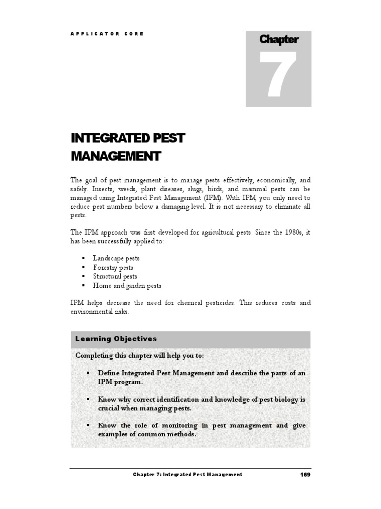 Env Protection Pesticides Business Manuals Applic Chapter7 | PDF ...
