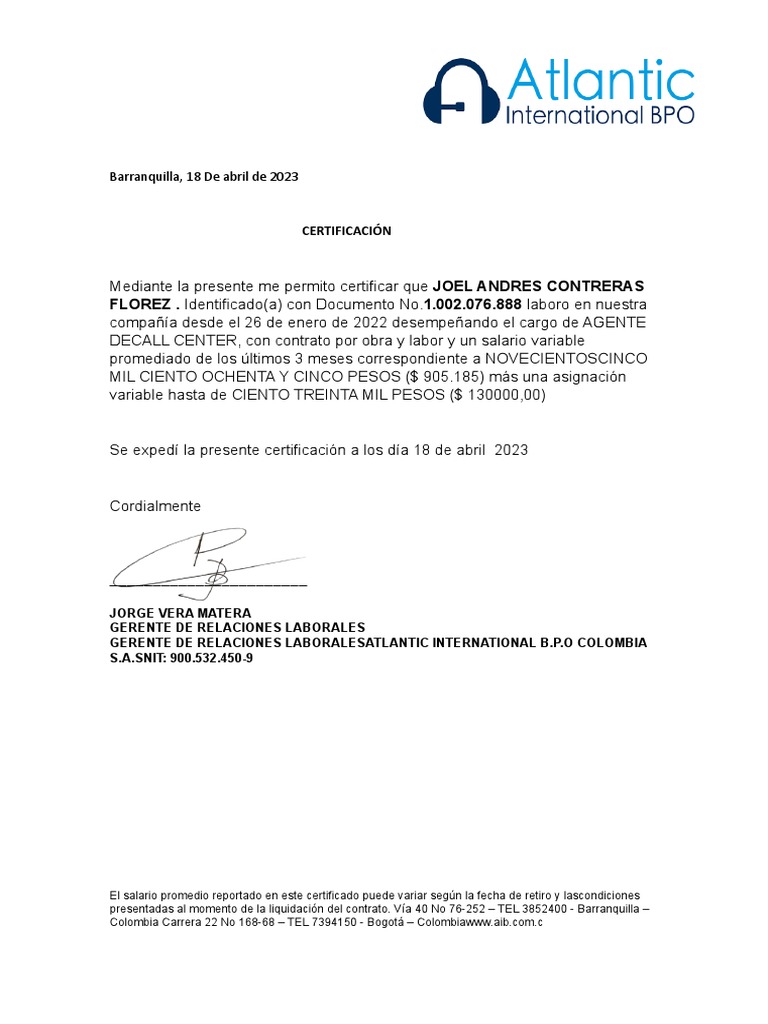 Call Center Certificacion | PDF