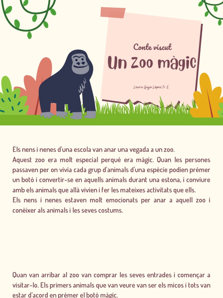 Un Zoo Màgic | PDF