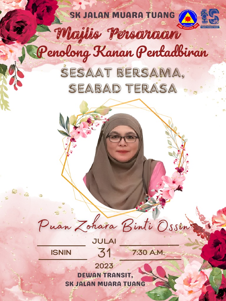 Buku Program Majlis Persaraan Puan Zohara (3) (2) | PDF