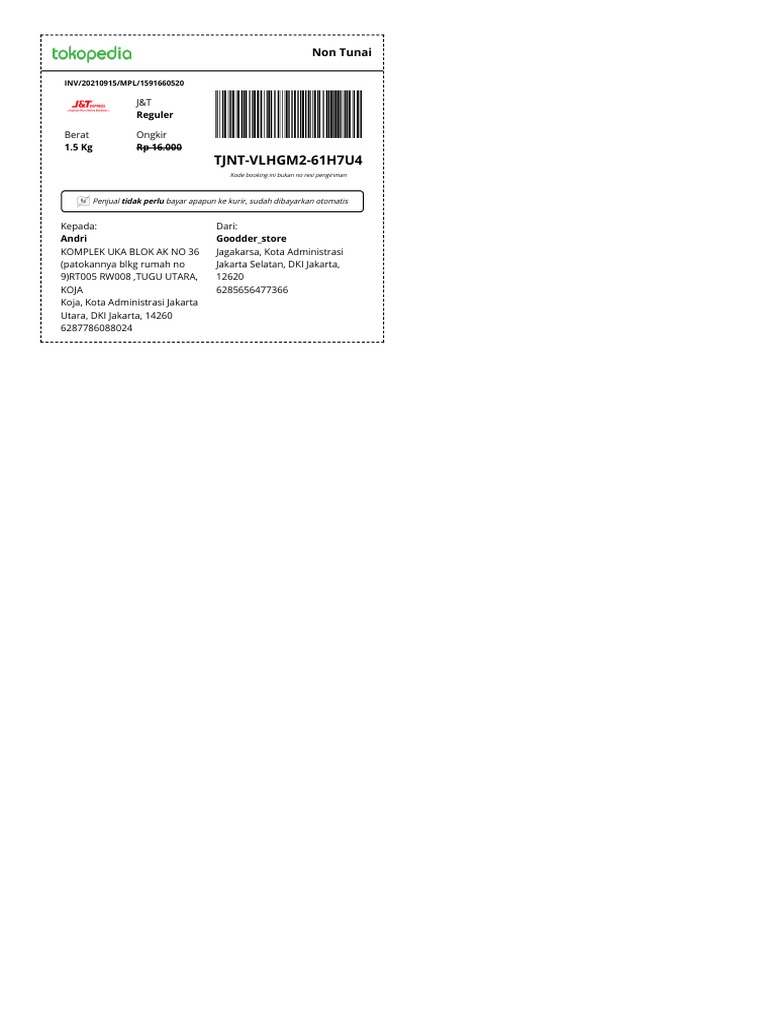 Seller Dashboard - Tokopedia | PDF