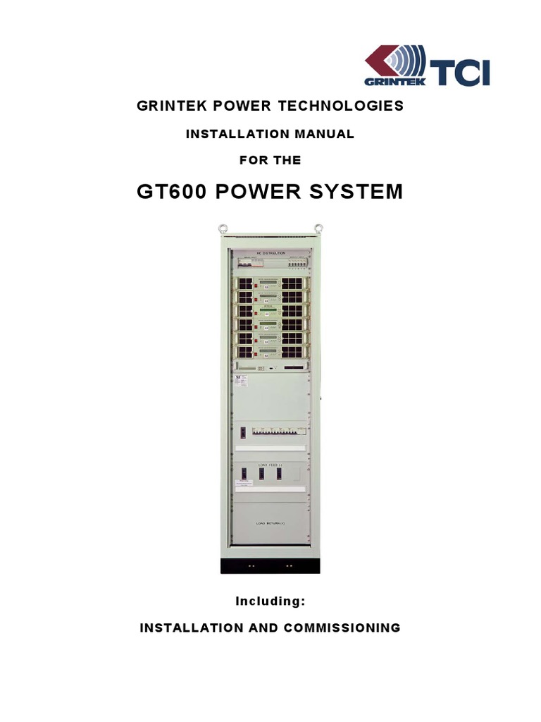 GT600 Installation Rev3 | PDF