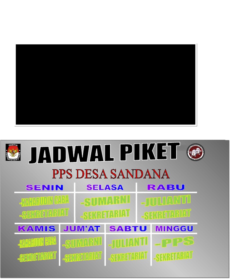 Jadwal Piket PPS | PDF