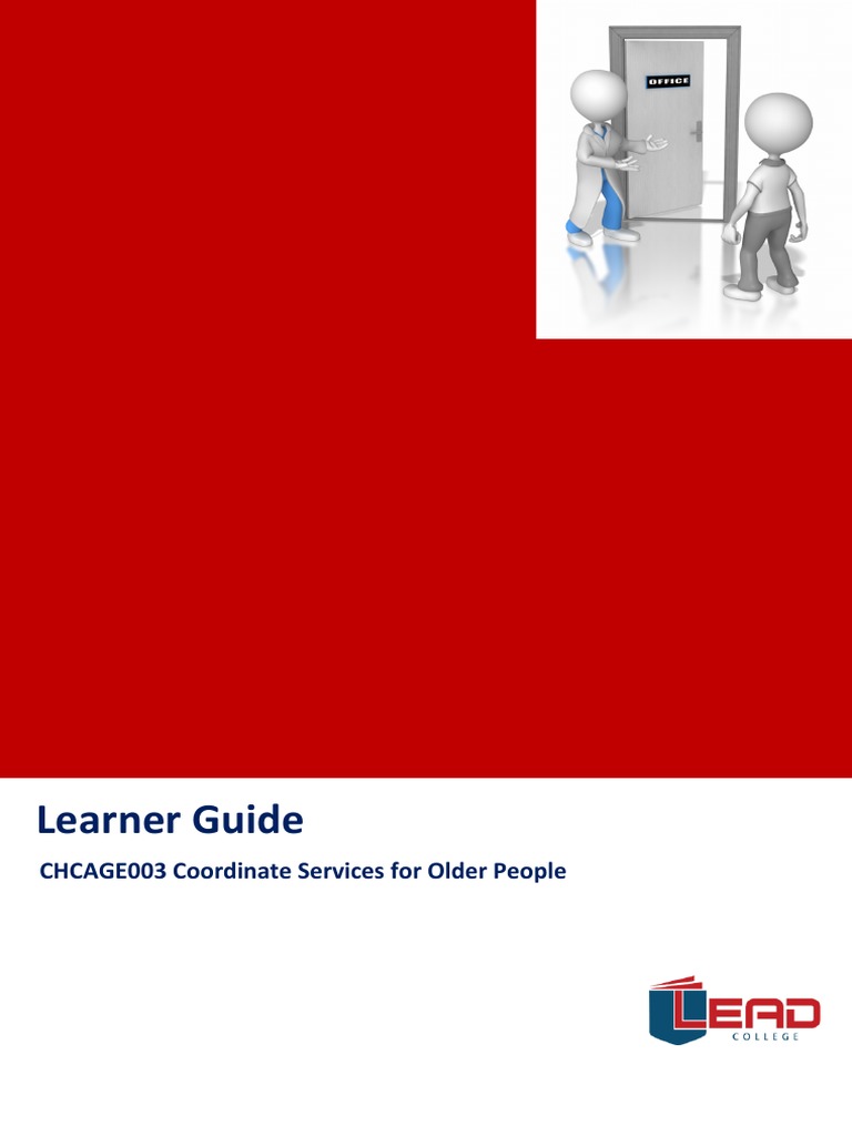 CHCAGE003 Learner Guide V1.0 1 | PDF
