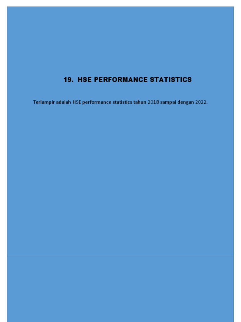 HSE Performance Statistics | PDF