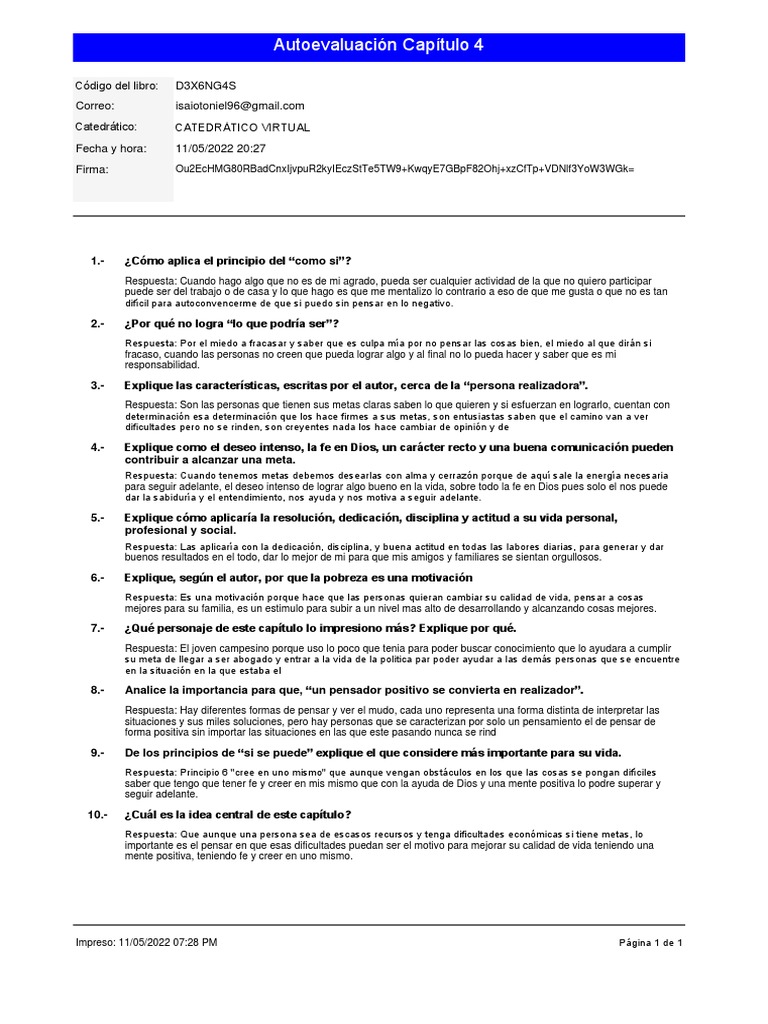 Capitulo 4 Norman Vincent Peale Pdf