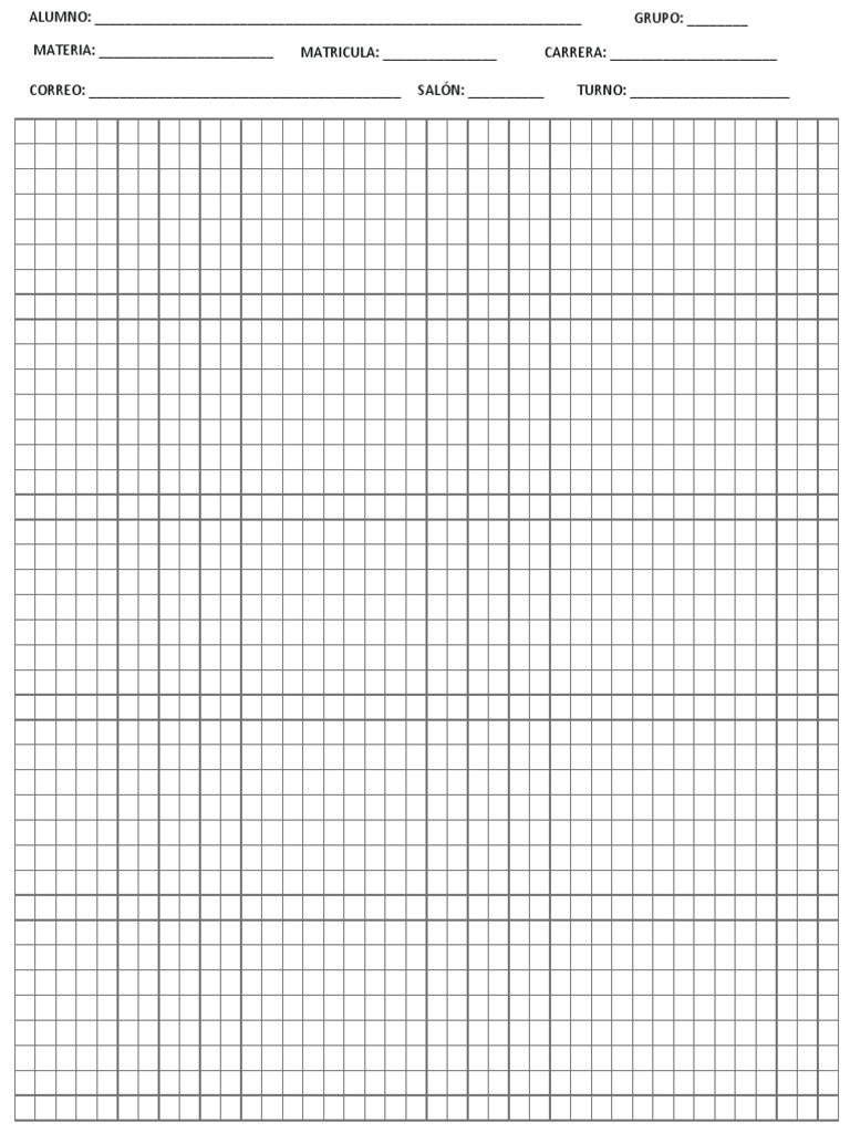 Cuadricula | PDF