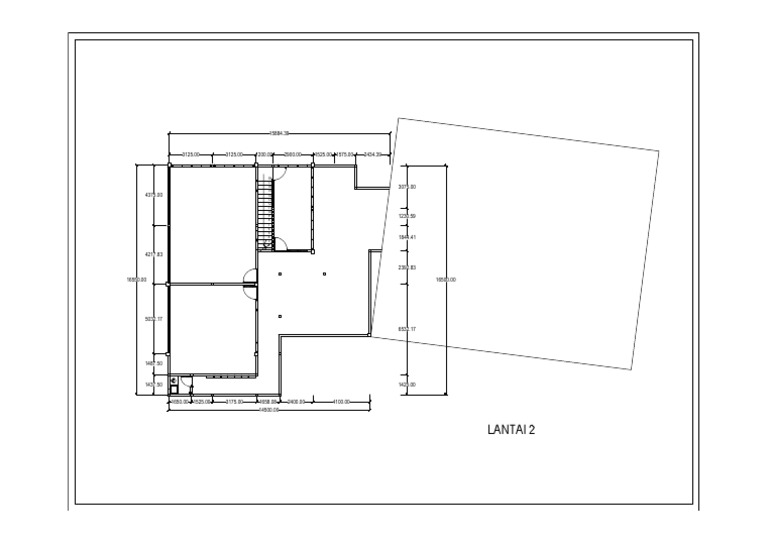 DENAH LANTAI 2 OPSI 1 TPQ | PDF