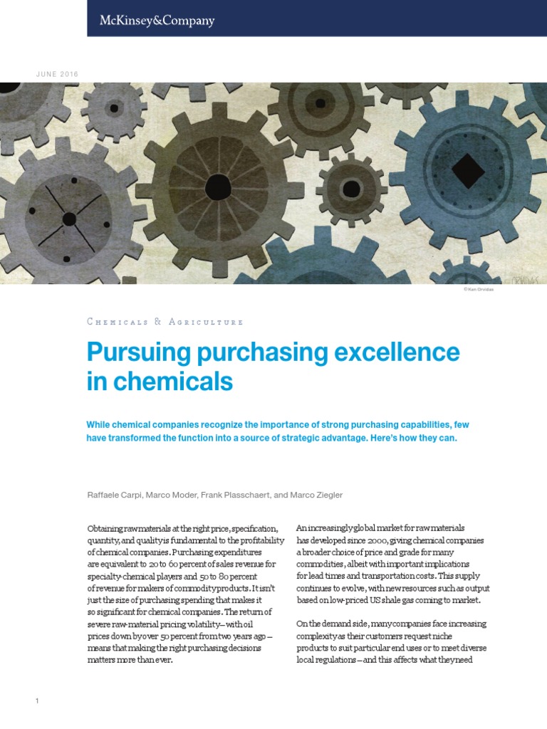 Pursuing Purchasing Excellence in Chemicals | PDF