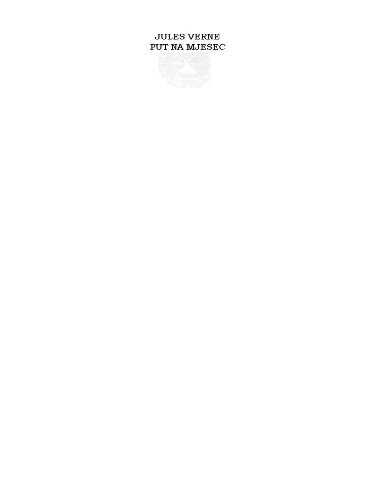 Jules Verne - Put Na Mjesec | PDF