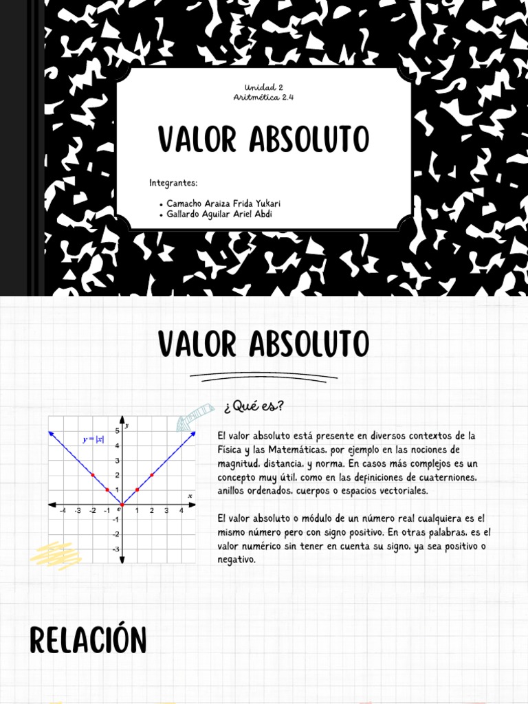 Introducción al Valor Absoluto en Matemáticas | PDF | Función ...