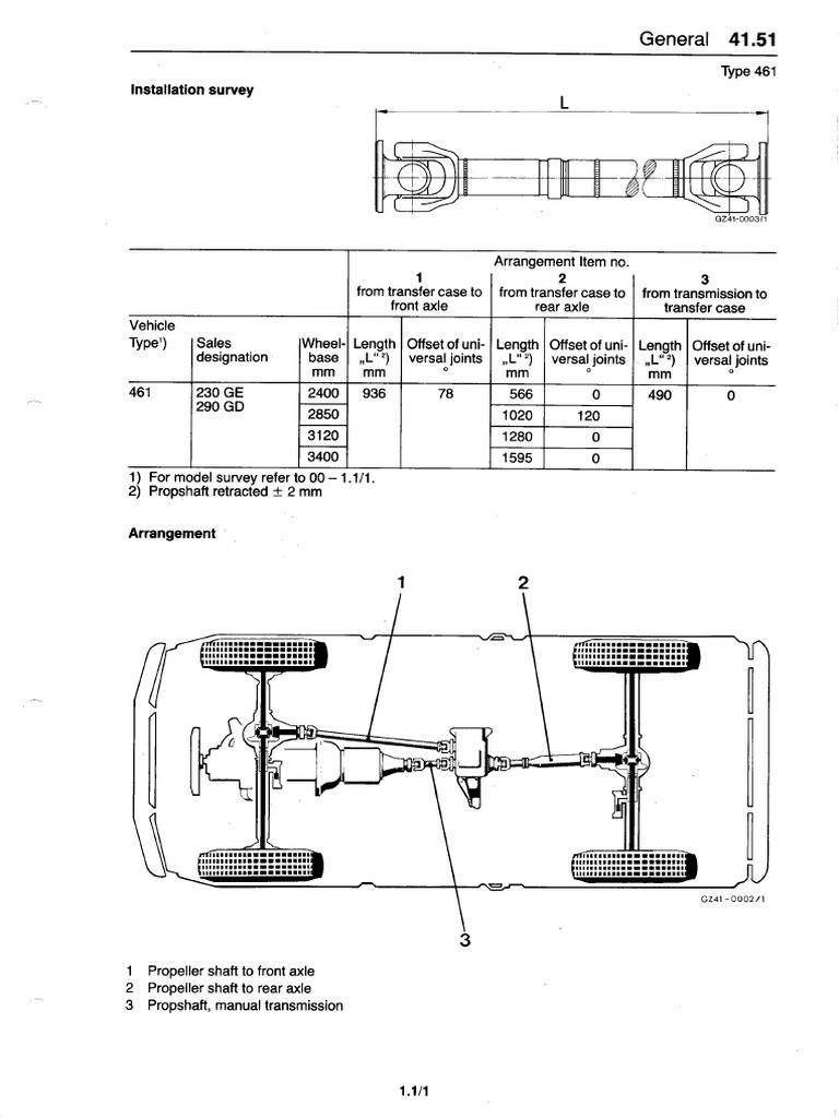 G461 Main Shafts | PDF