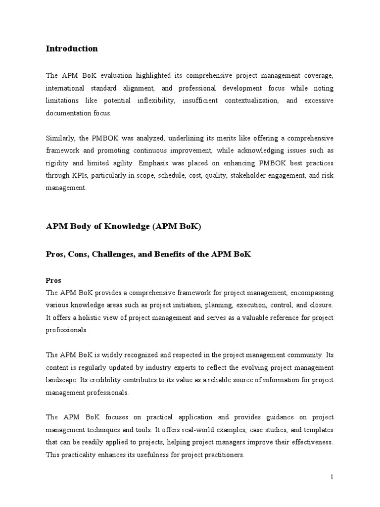 APM Vs PMBOK | PDF | Project Management | Agile Software Development