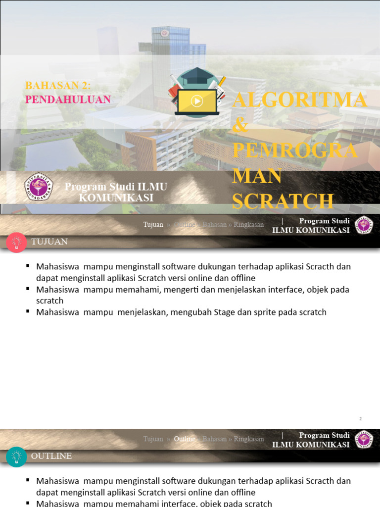 Materi 2 Mata Kuliah Algoritma & Pemrograman | PDF | Teknologi & Rekayasa