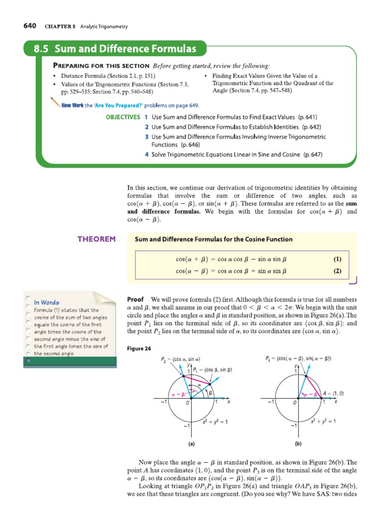 Double , Multiple and Sub - Multiple ANgles | PDF