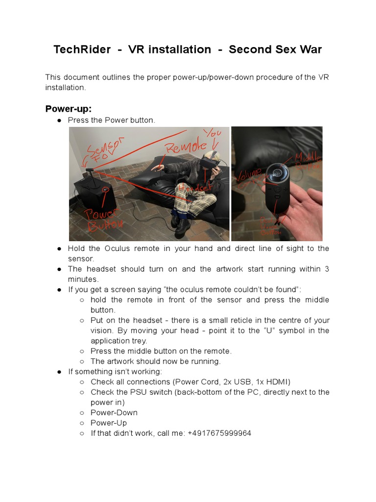 Techrider Vr Installation Second Sex War Pdf