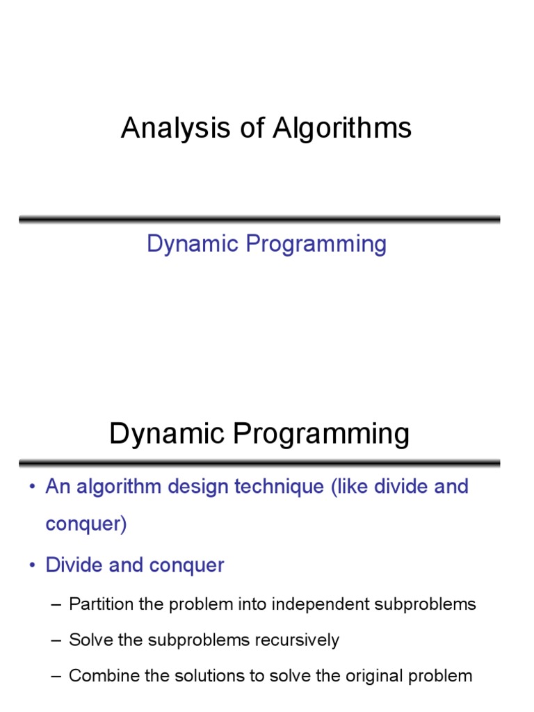 Module 4 AOA | PDF | Dynamic Programming | Mathematical Optimization