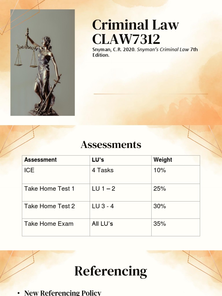 Introduction Into Criminal Law | PDF