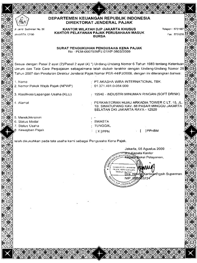 SPPKP Akasha | PDF