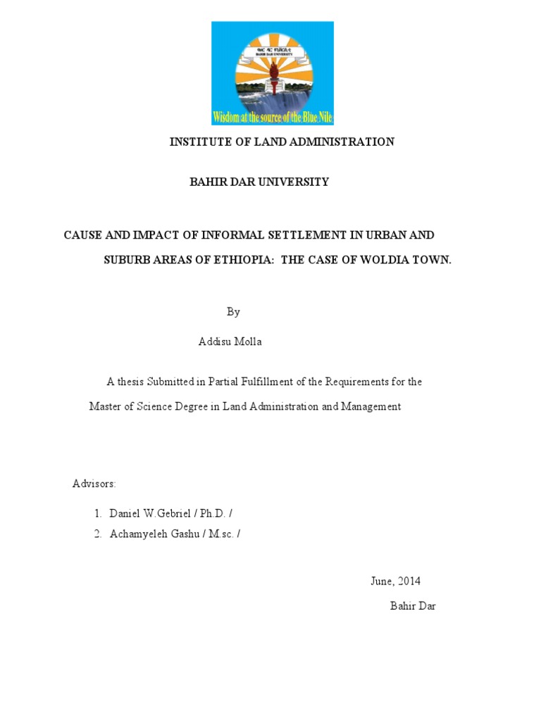 Addisu's Final Thesis Commented by Examiners | PDF | Social Science
