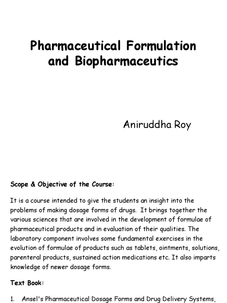 Classification of Pharmaceutical Dosage Forms | PDF | In Vitro | Drug ...