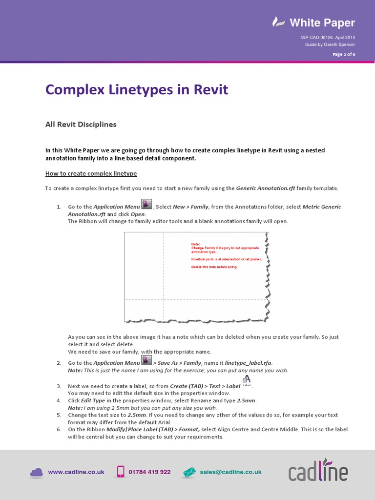 Complex Linetypes in Revit | PDF | Autodesk Revit | Annotation