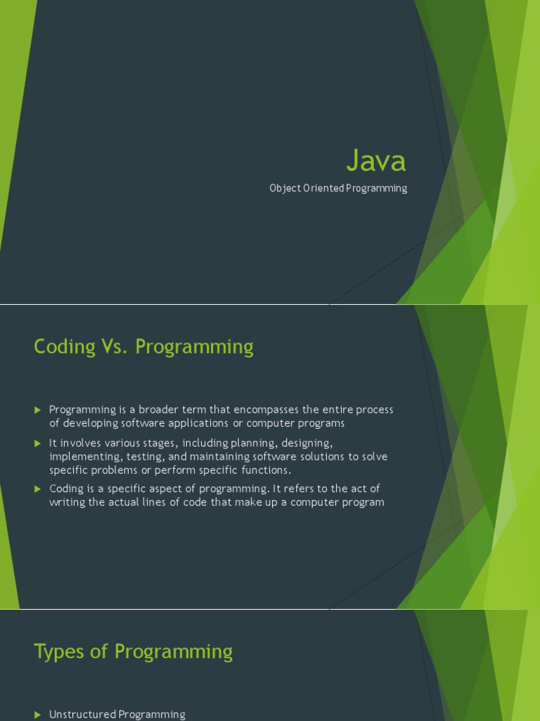 Java Programming (ALL) | PDF Java Programming (ALL) | PDF