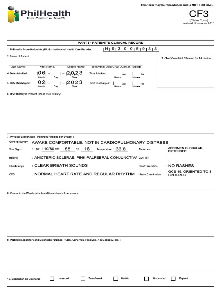 CF3 - template | PDF