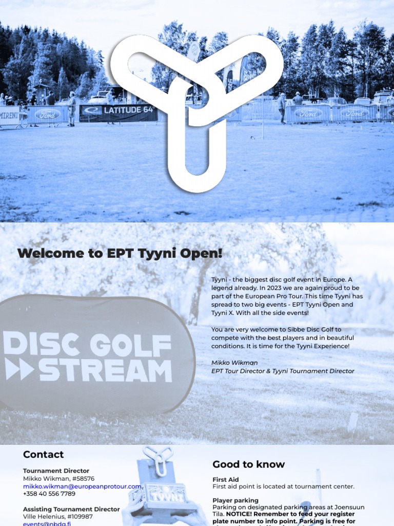 Caddy Book - Tyyni Open | PDF | Golf Course
