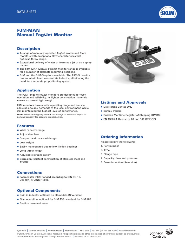 FDS-2016038_SKUM_FJM_Manual_Monitor | PDF