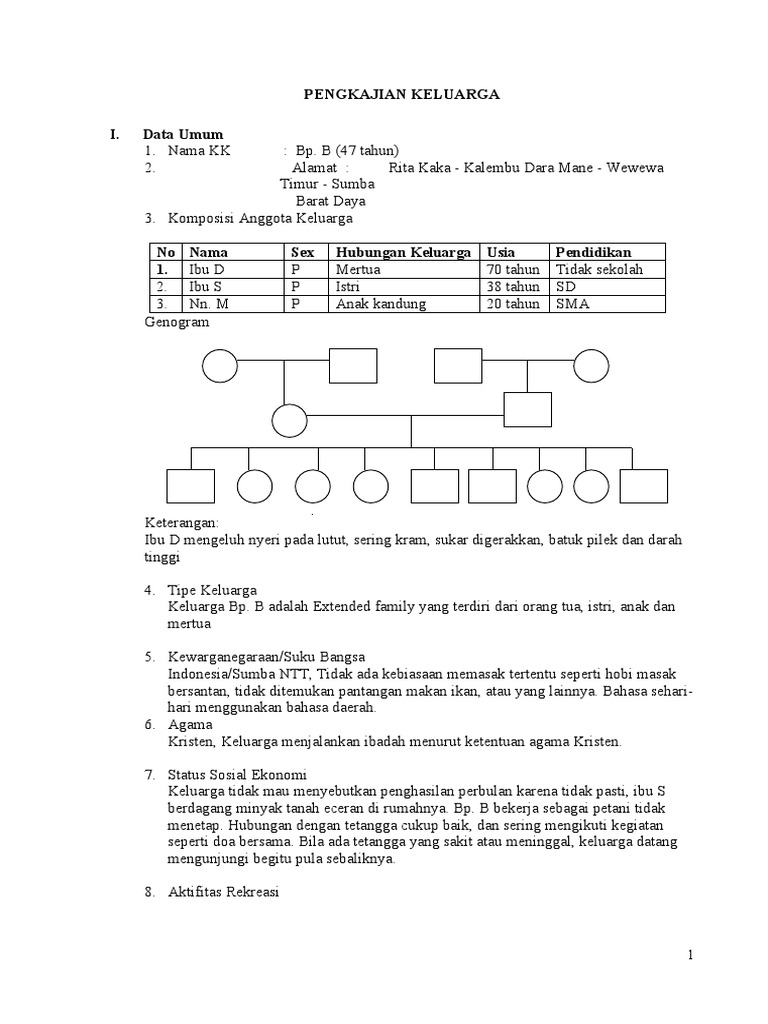 Contoh Askep Keluarga | PDF