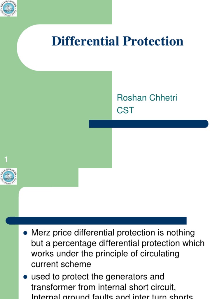 Differential Protection for Generators | PDF | Transformer | Relay