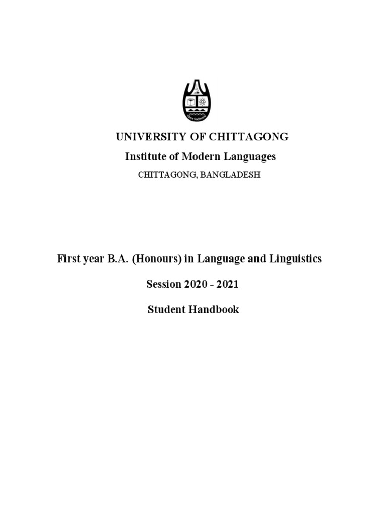 Linguistics Student Handbook | PDF | Phoneme | Morphology (Linguistics)