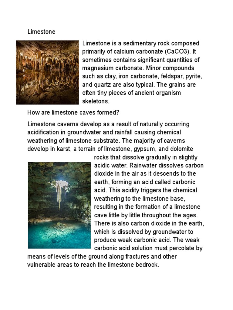 Limestone Caves | PDF