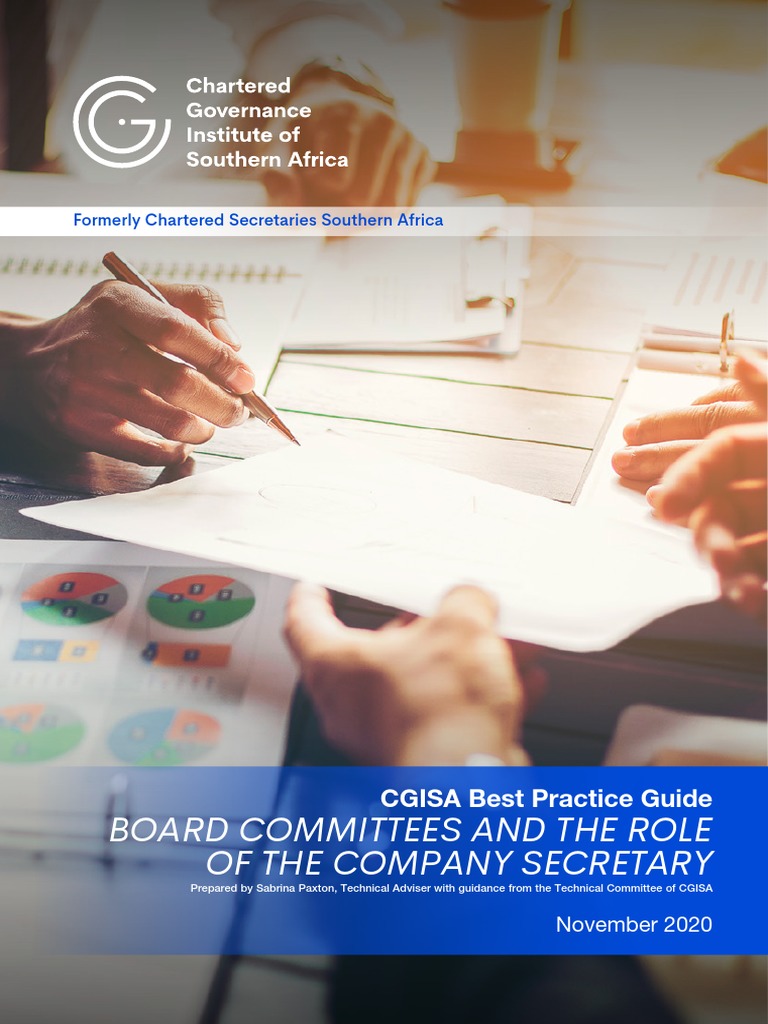 CGISA Best Practice Guide Board Committees and The Role of The Company ...