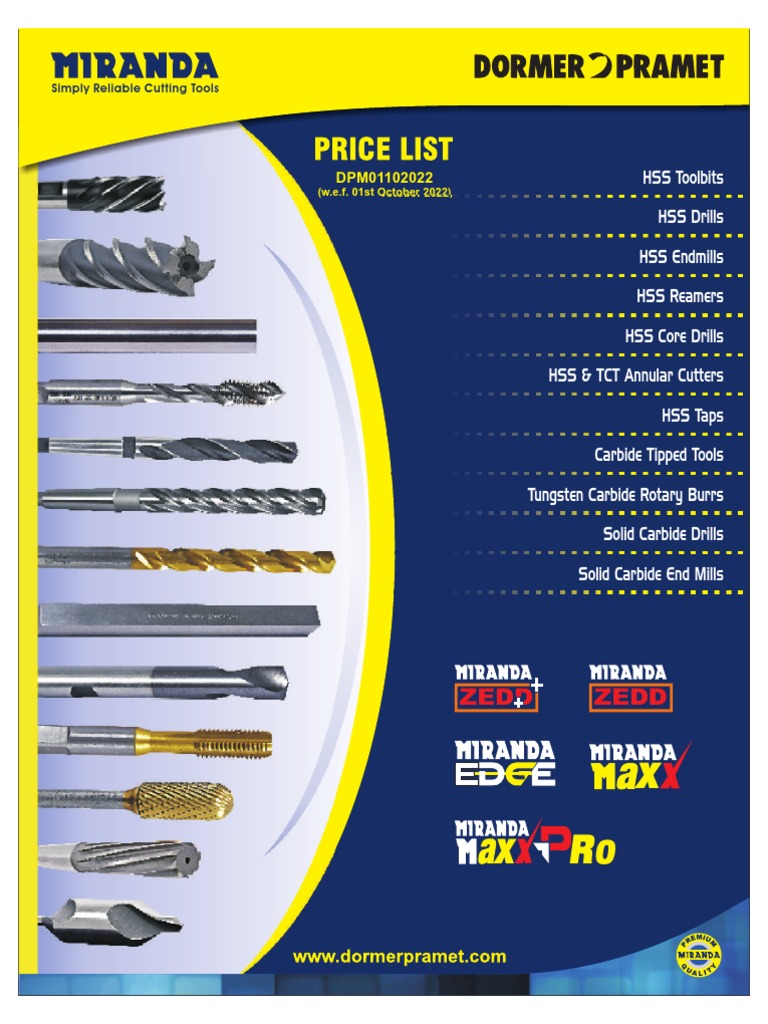 Miranda Tools Price List 2025 PDF | PDF | Tools | Chemistry
