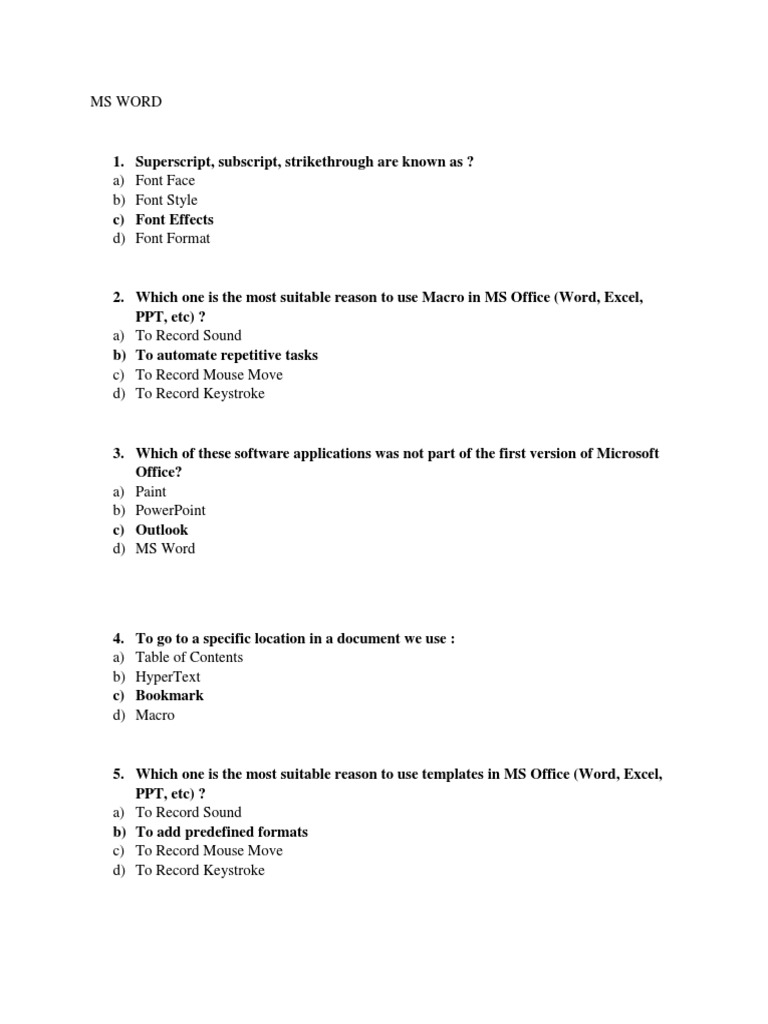 Computer Application MCQs | PDF