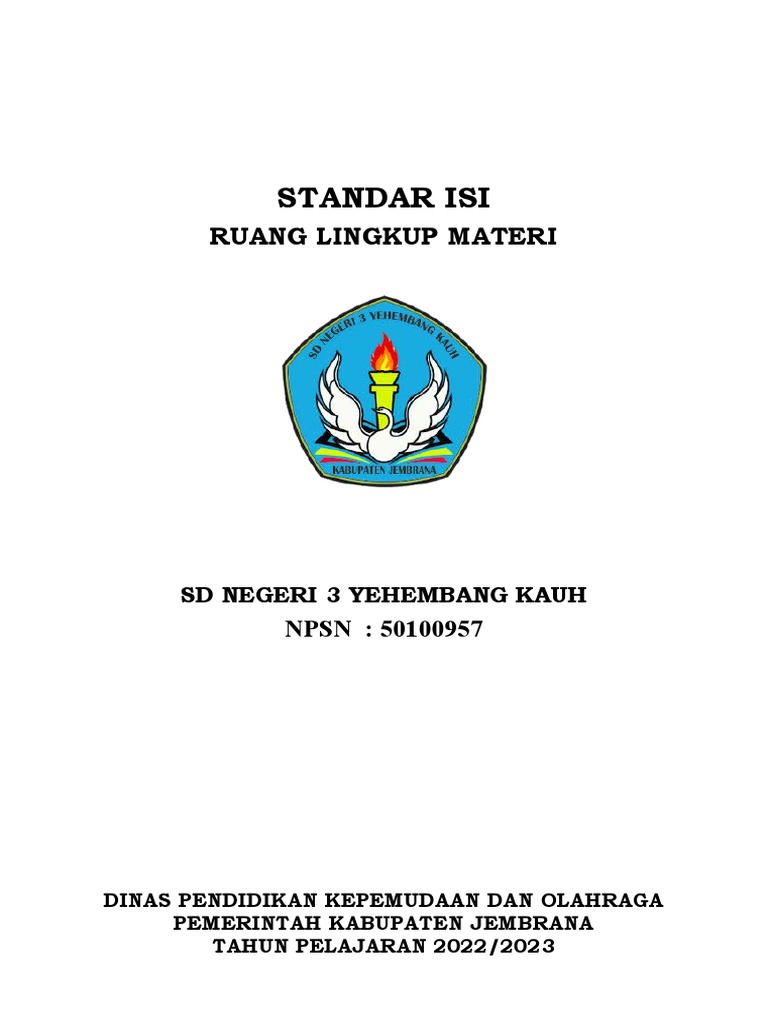 Standar Isi Pendidikan Dasar 2022/2023 | PDF