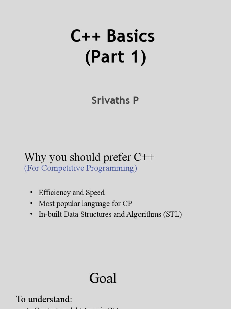 C Basics 1 | PDF C Basics 1 | PDF